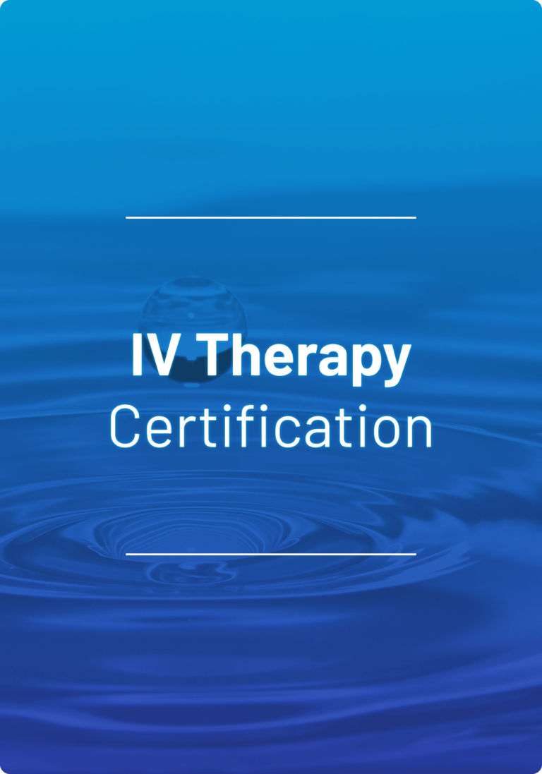 SSRP IV Therapy Certification